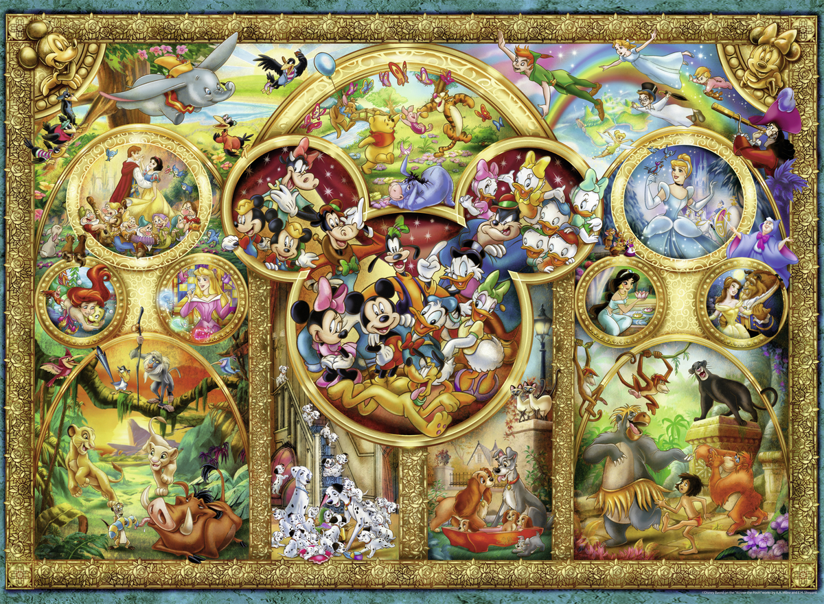 NEW Ravensburger Jigsaw Puzzle 500 Pcs Disney Disney Family 141838 