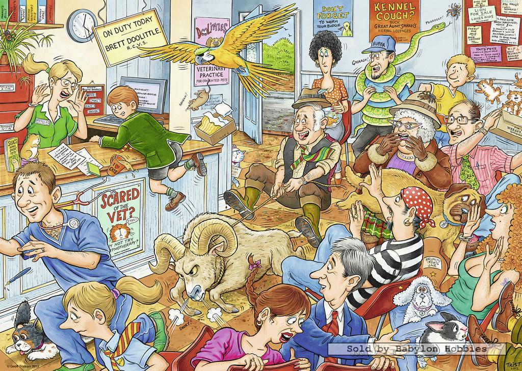 1000 Pcs Jigsaw Puzzle What If At The Vets 4 Ravensburger 193493 1000-pcs-jigsaw-puzzle-what-if-at-the-vets-4-ravensburger-193493