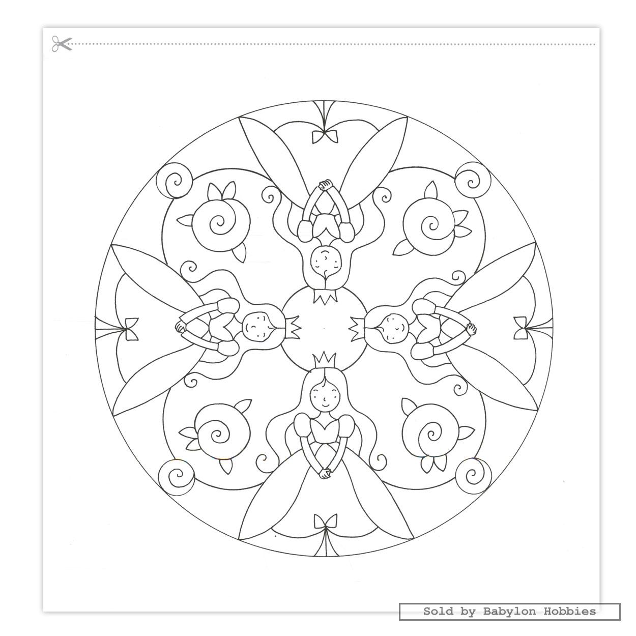 Mandala Princess Coloring Pages Coloring Pages