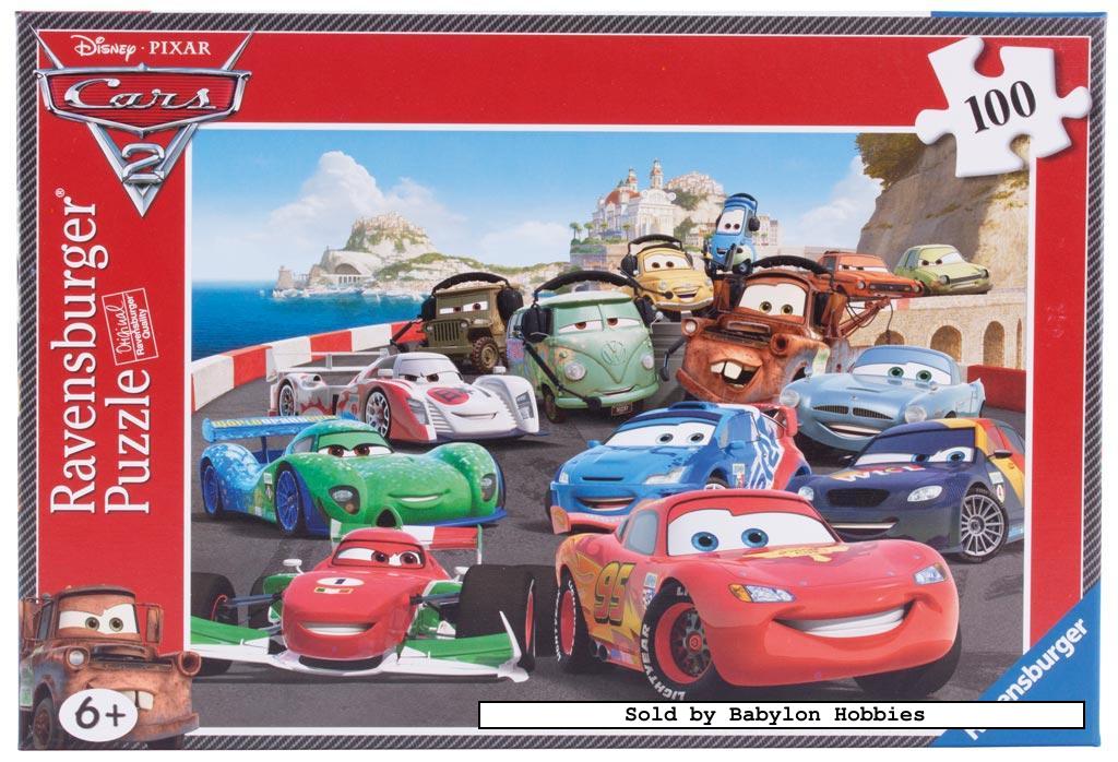 100 pcs jigsaw puzzle: Disney - Cars 2 (Disney Cars, XXL) (Ravensburger ...